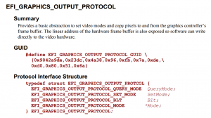 Step to UEFI (51） —– EFI_Graphics_Output_Protocol获得基本信息 – WWW.LAB-Z.COM