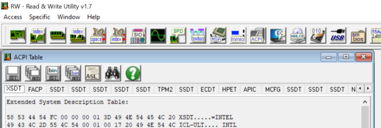 Windows 下替换 ACPI Table补遗 – WWW.LAB-Z.COM