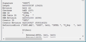 Windows 下替换 ACPI Table补遗 – WWW.LAB-Z.COM