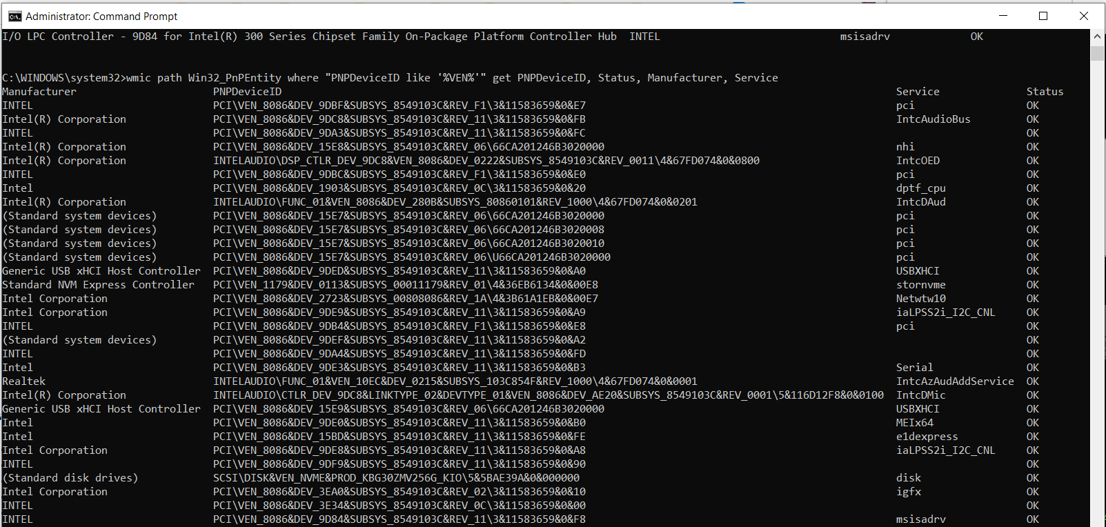 Windows 下查看 PCI 设备列表的方法 – WWW.LAB-Z.COM