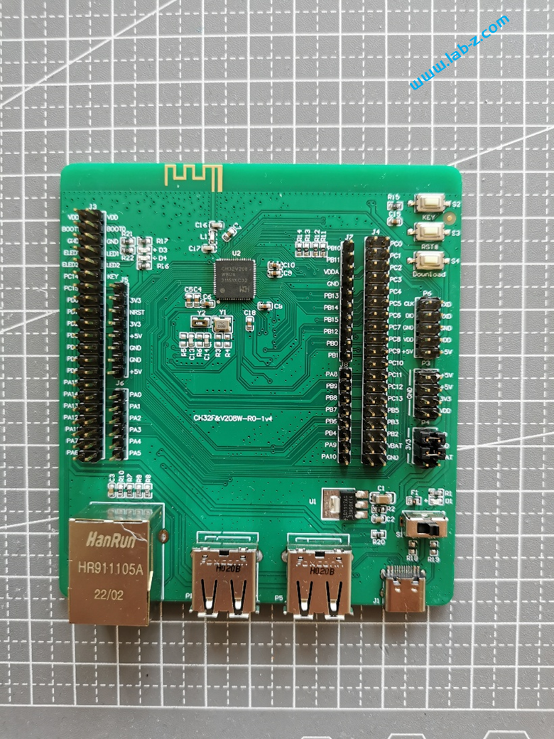 CH32V208 评估板上手指南 – WWW.LAB-Z.COM