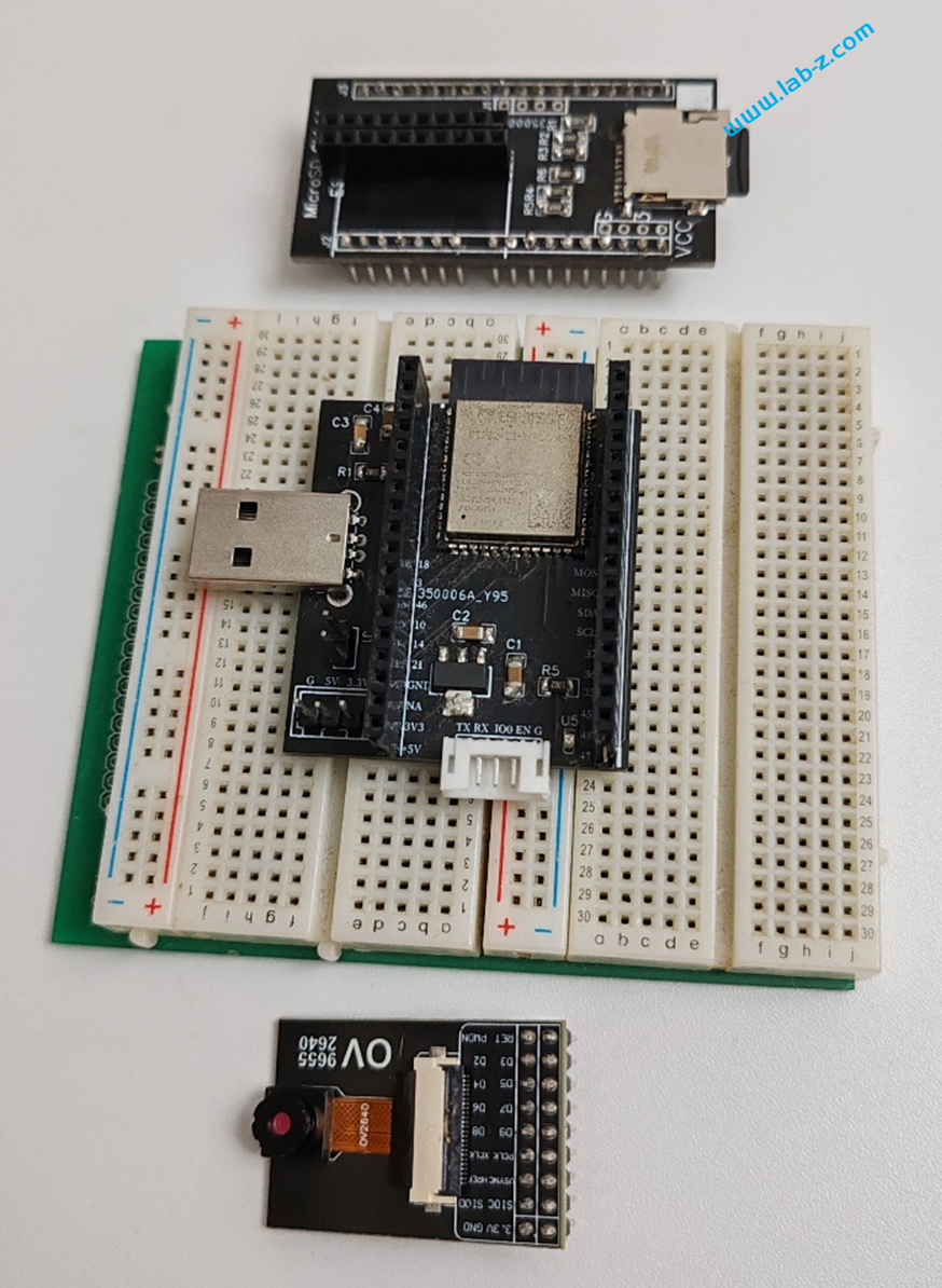 ESP32 S3 OV2640 实现USB摄像头 – WWW.LAB-Z.COM