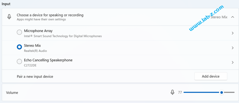 NAudio 枚举音频输入输出设备 – WWW.LAB-Z.COM
